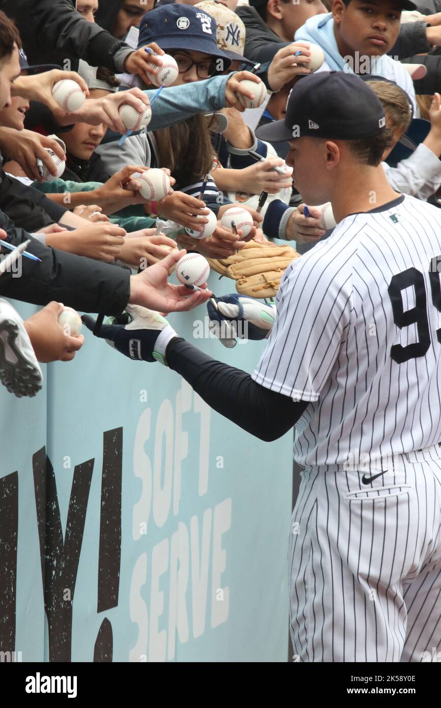 October 2, 2022 Aaron Judge during last regular season baseball game at ...