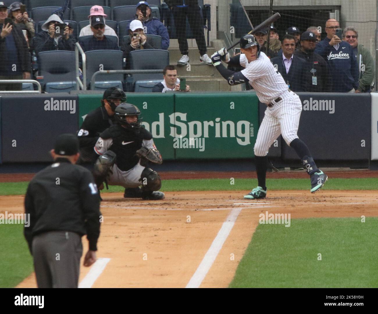 October 2, 2022 Aaron Judge during last regular season baseball game at ...