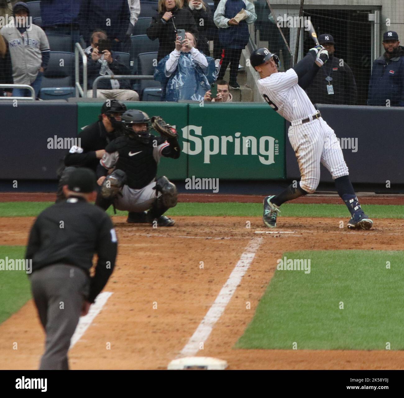 October 2, 2022 Aaron Judge during last regular season baseball game at ...