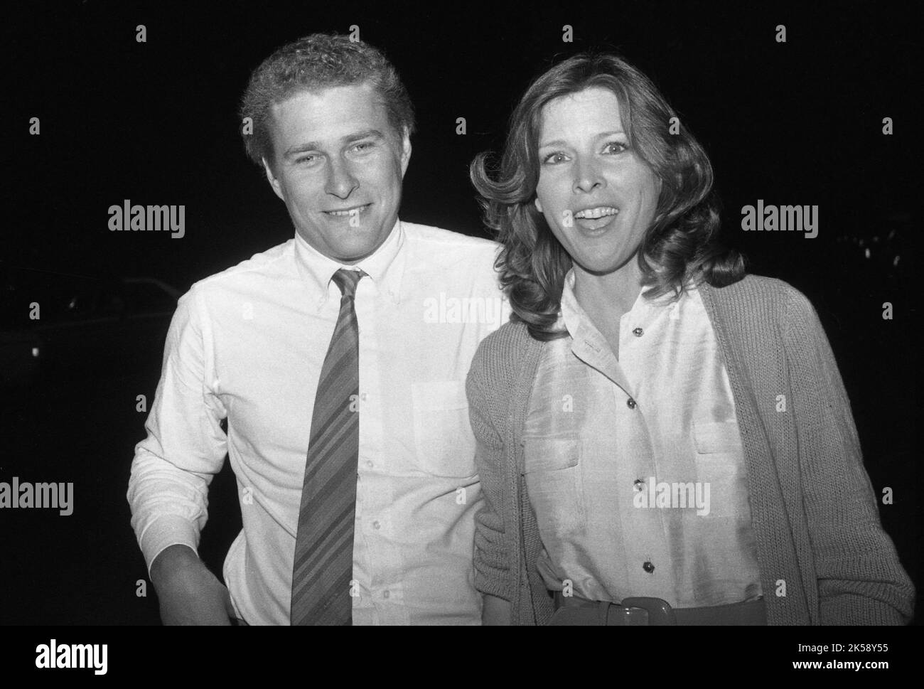 Candy Clark with Barry Friedman at Spago's in 1983 Credit: Ralph ...