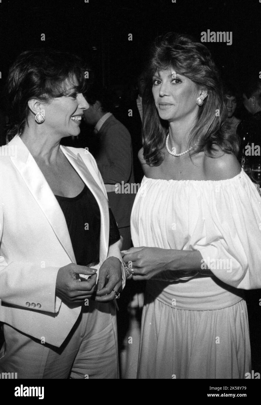 Joan collins and Victoria Principal Circa 1980's Credit: Ralph ...
