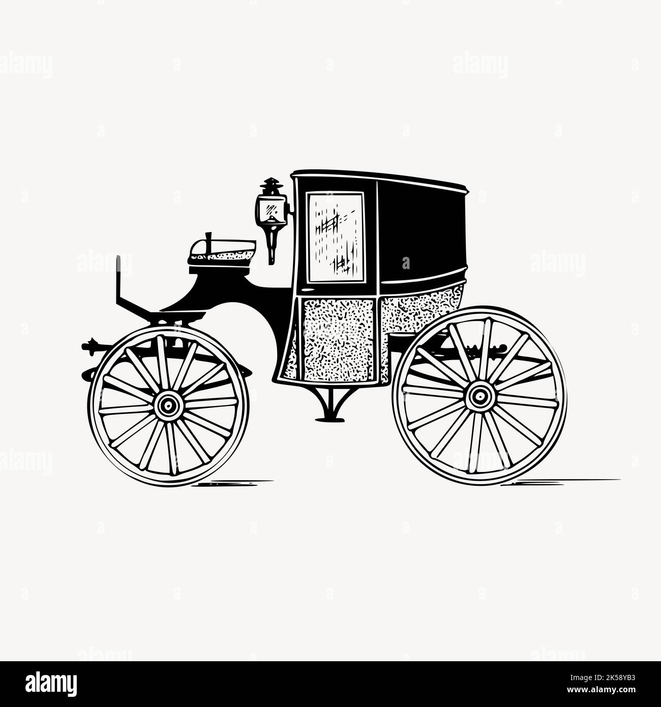 Brougham carriage clipart hi-res stock photography and images - Alamy