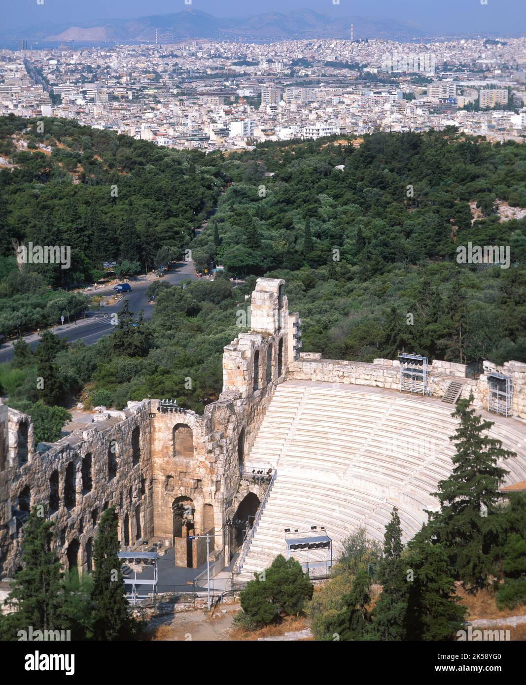 Greece, Athens, Roman Ampitheatre Stock Photo - Alamy