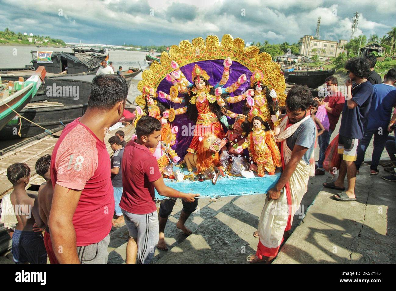 Durga puja 2022 hi-res stock photography and images - Alamy