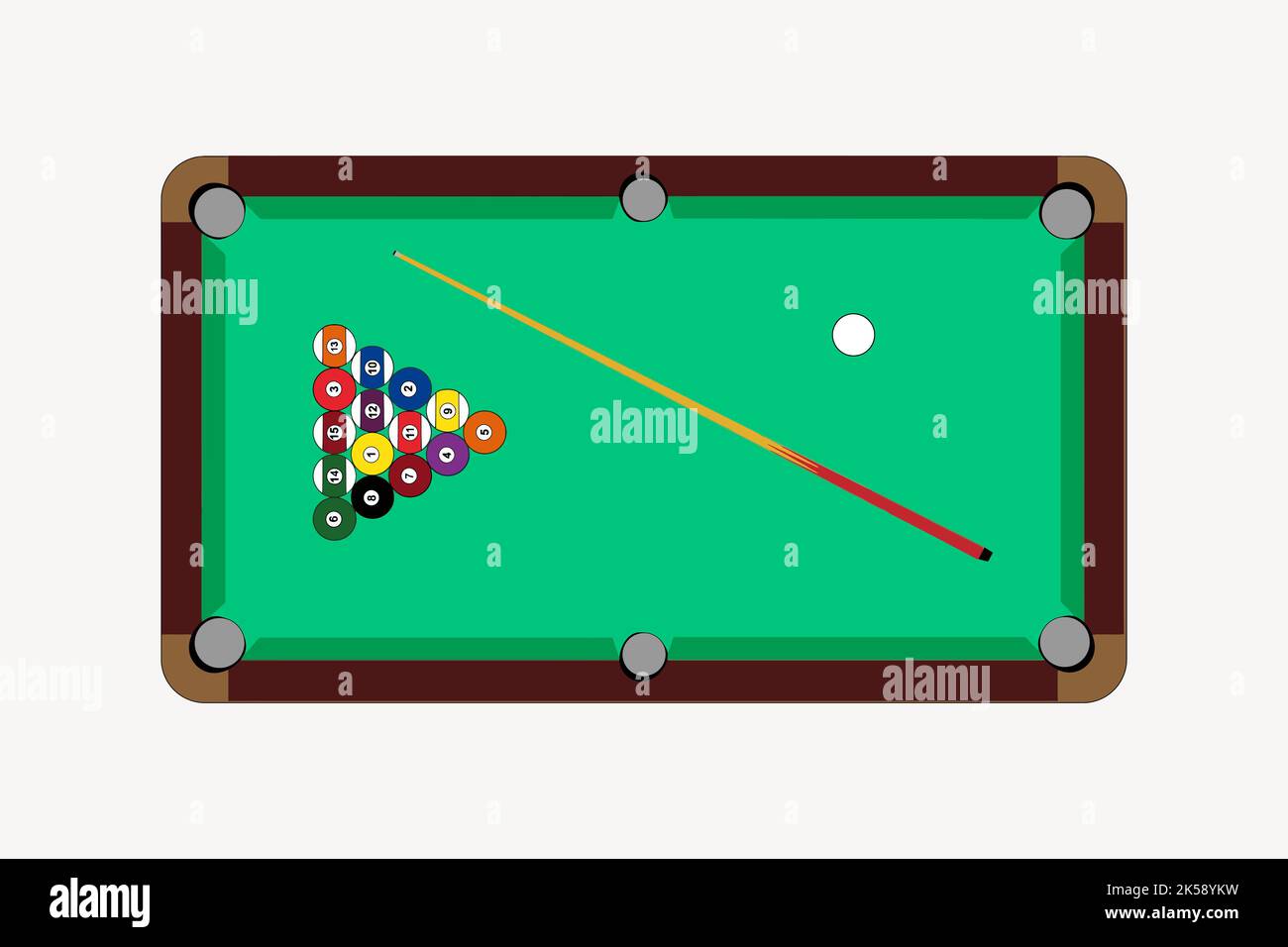 Pool table sticker hi-res stock photography and images - Alamy