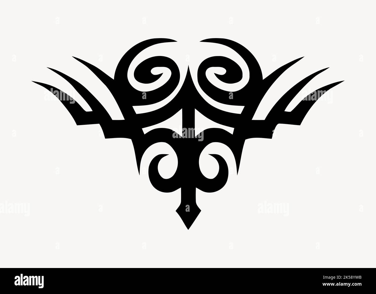 Tribal tattoo sticker hi-res stock photography and images - Alamy