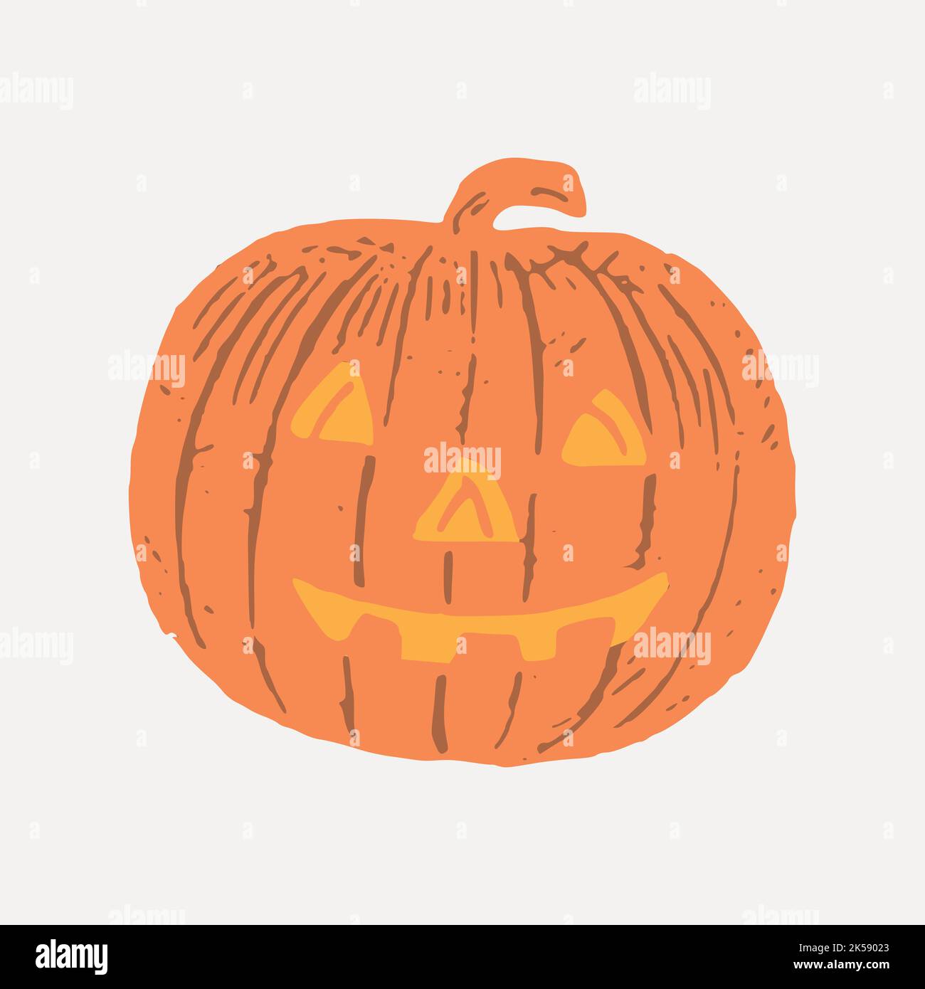 Halloween pumpkin clipart, festive illustration vector Stock Vector ...