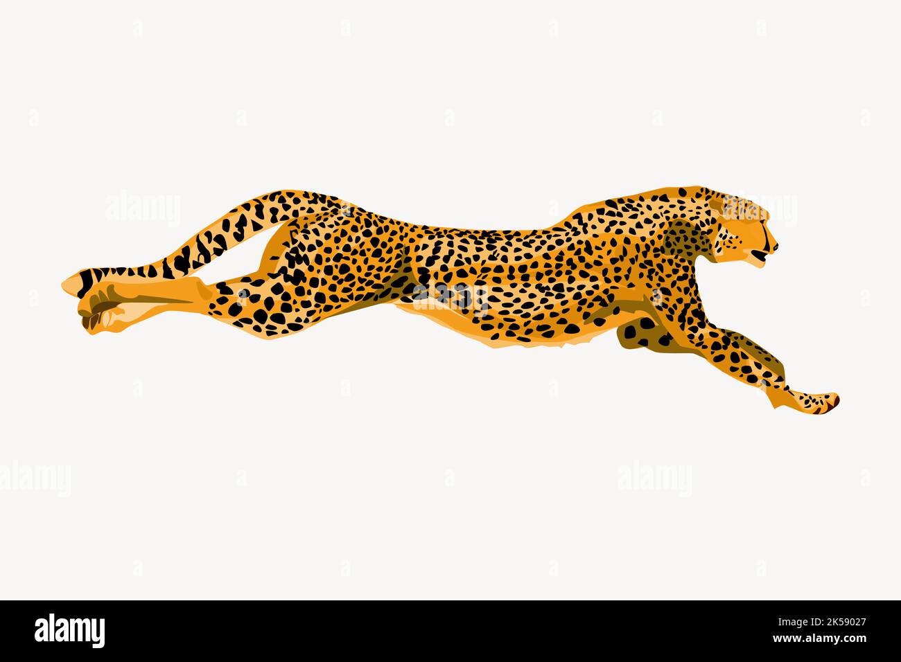 Leopard clipart, animal illustration vector Stock Vector Image & Art ...