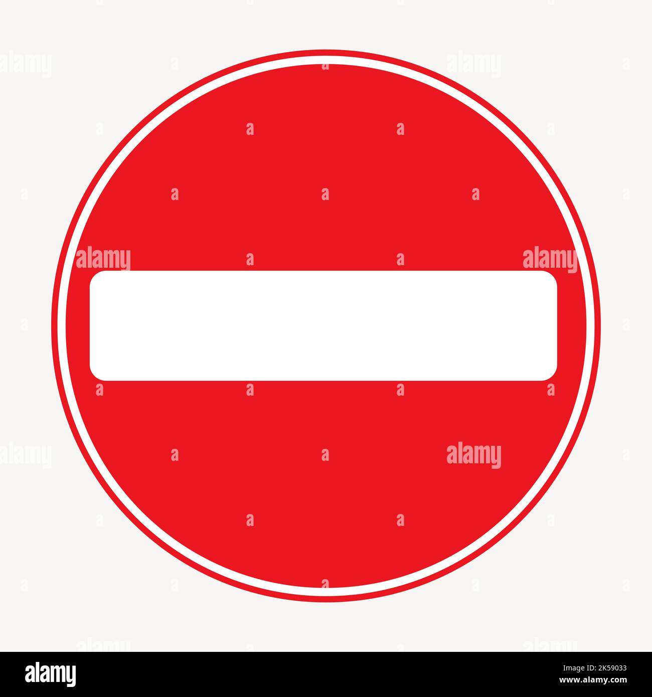 No entry sign clipart hi-res stock photography and images - Alamy