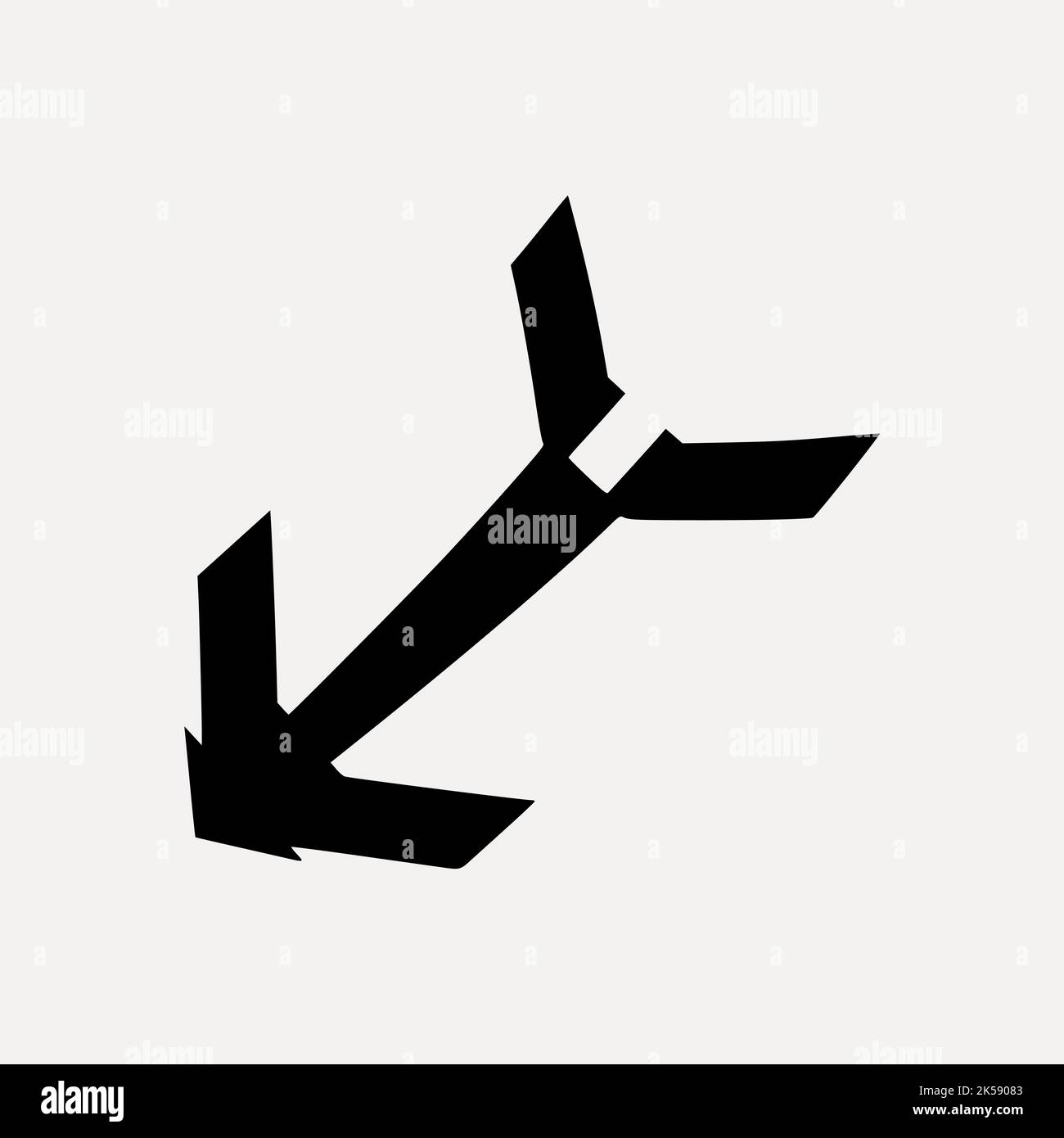 Black arrow clipart, business graphic vector Stock Vector Image & Art ...