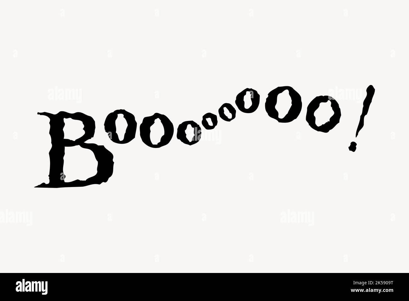 Boo! typography clipart, Halloween illustration vector Stock Vector ...