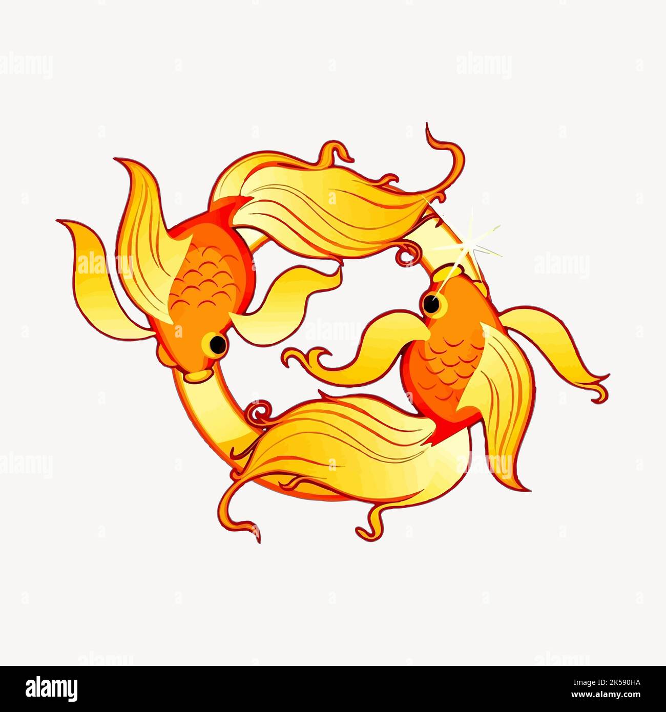 Pisces symbol hi-res stock photography and images - Alamy