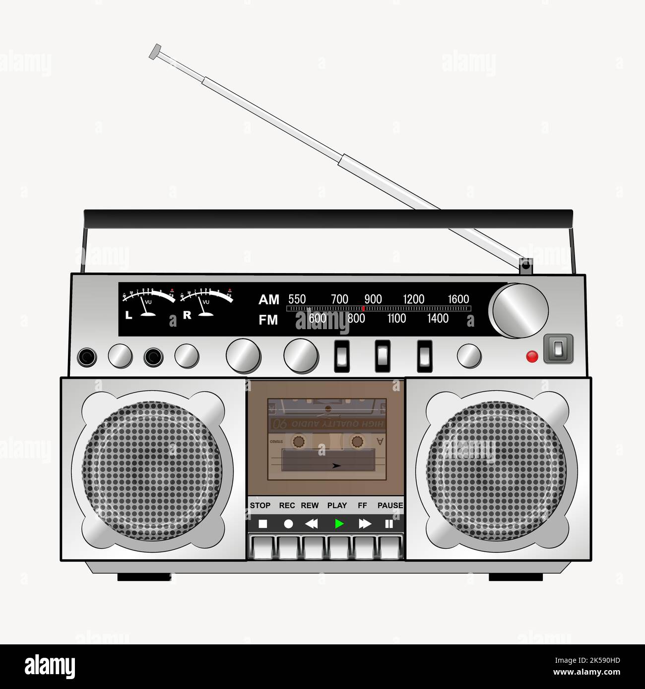 Boombox radio clipart hi-res stock photography and images - Alamy