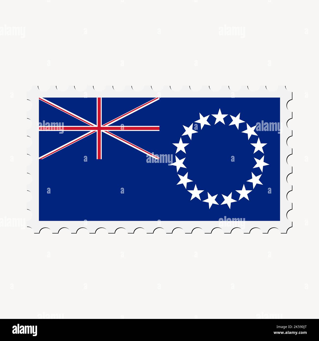 Cook islands flag clipart hi-res stock photography and images - Alamy