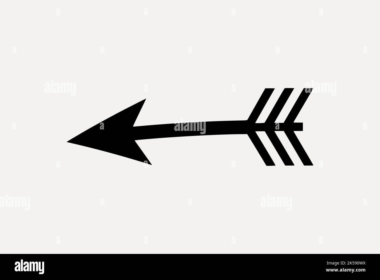 Black arrow clipart, business graphic vector Stock Vector Image & Art ...