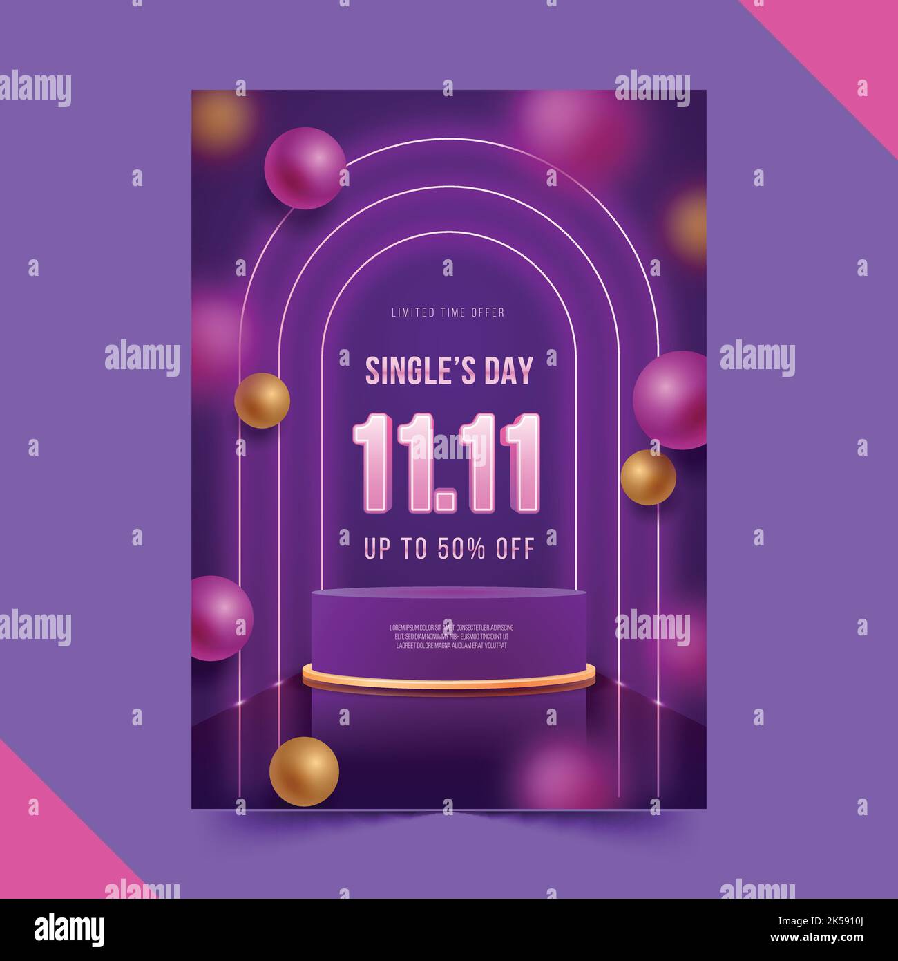 Vector singles template Stock Vector Images - Alamy