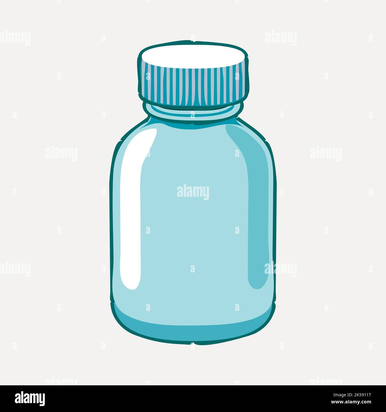 Medicine bottle clipart, object illustration vector Stock Vector Image ...