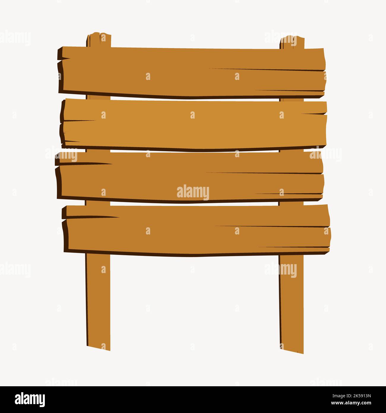 Wooden sign clipart, brown illustration vector Stock Vector Image & Art ...