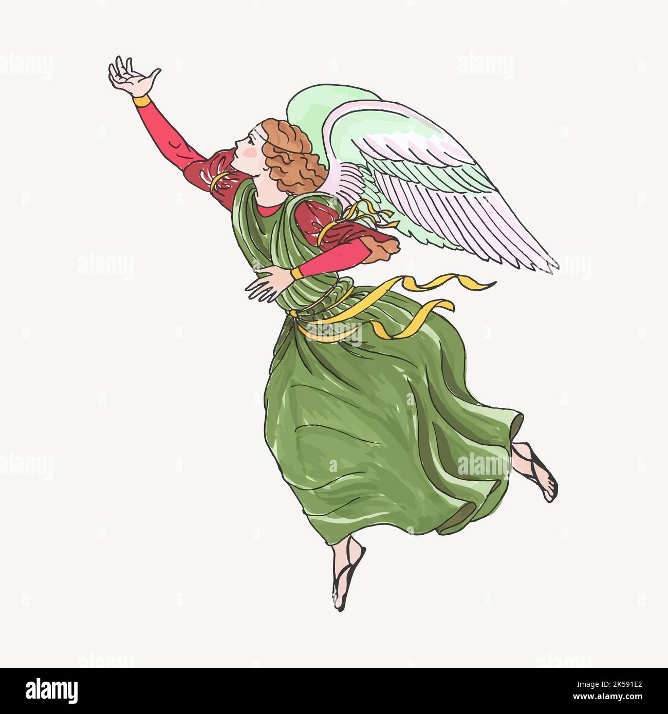 Dancing angel sticker hi-res stock photography and images - Alamy