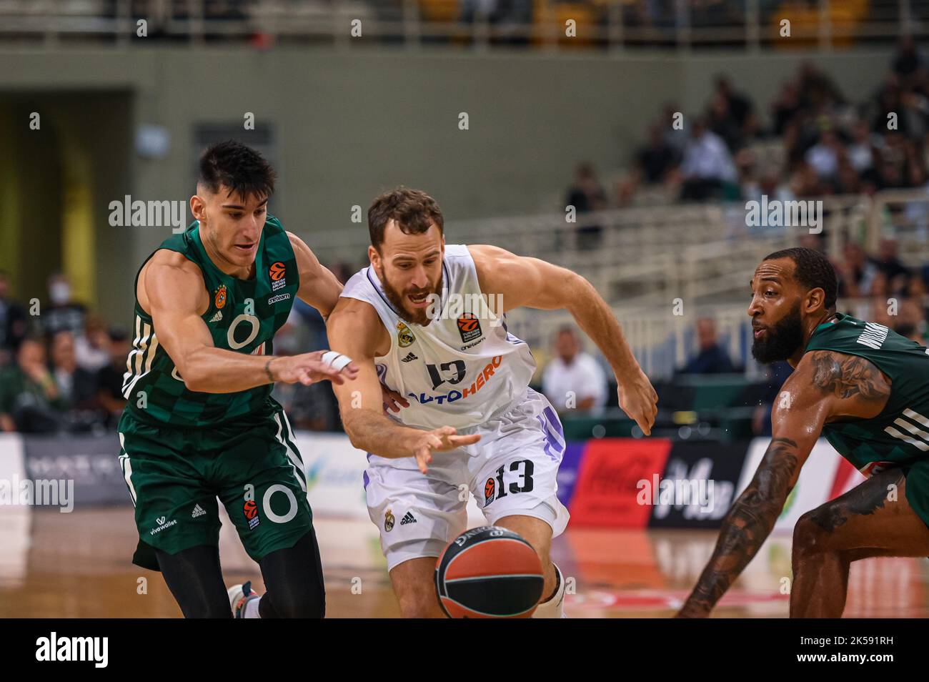 Athens, Lombardy, Greece. 6th Oct, 2022. 13 SERGIO RODRIGUEZ of Real ...