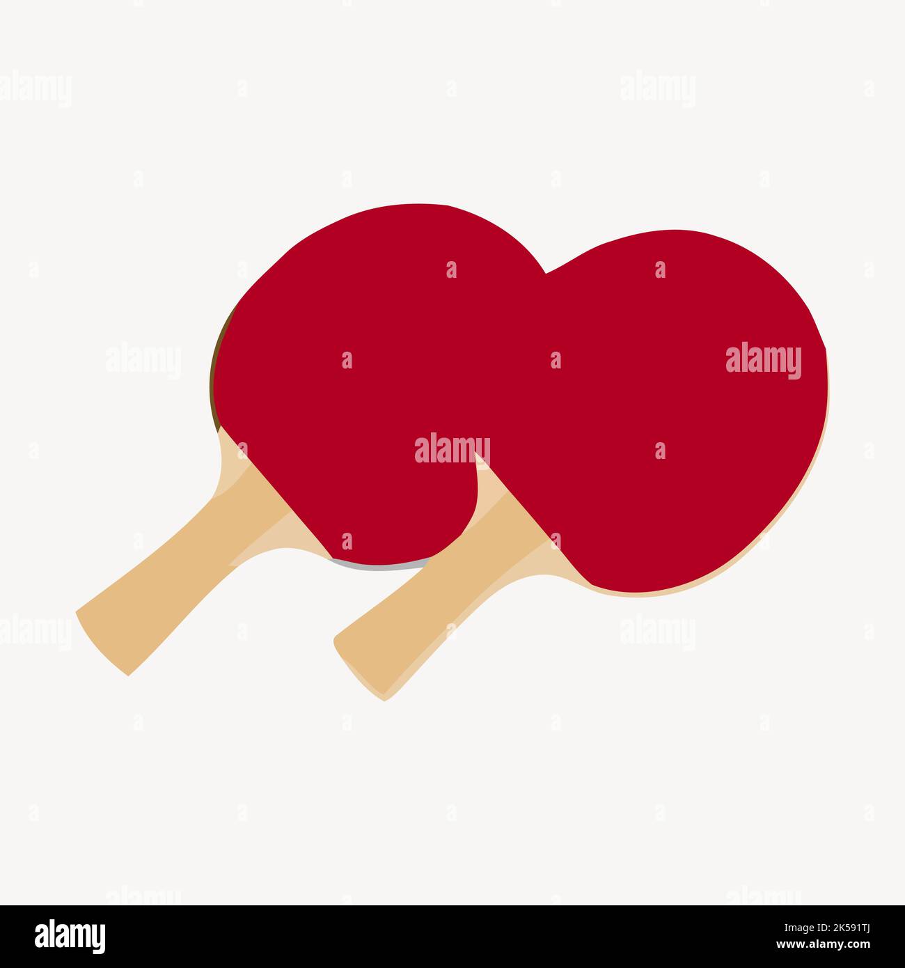 Table tennis racket sticker, sport illustration vector Stock Vector ...