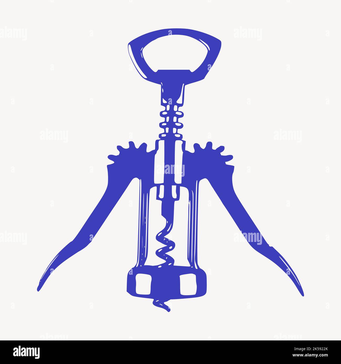 Corkscrew clipart, object illustration vector Stock Vector Image & Art ...