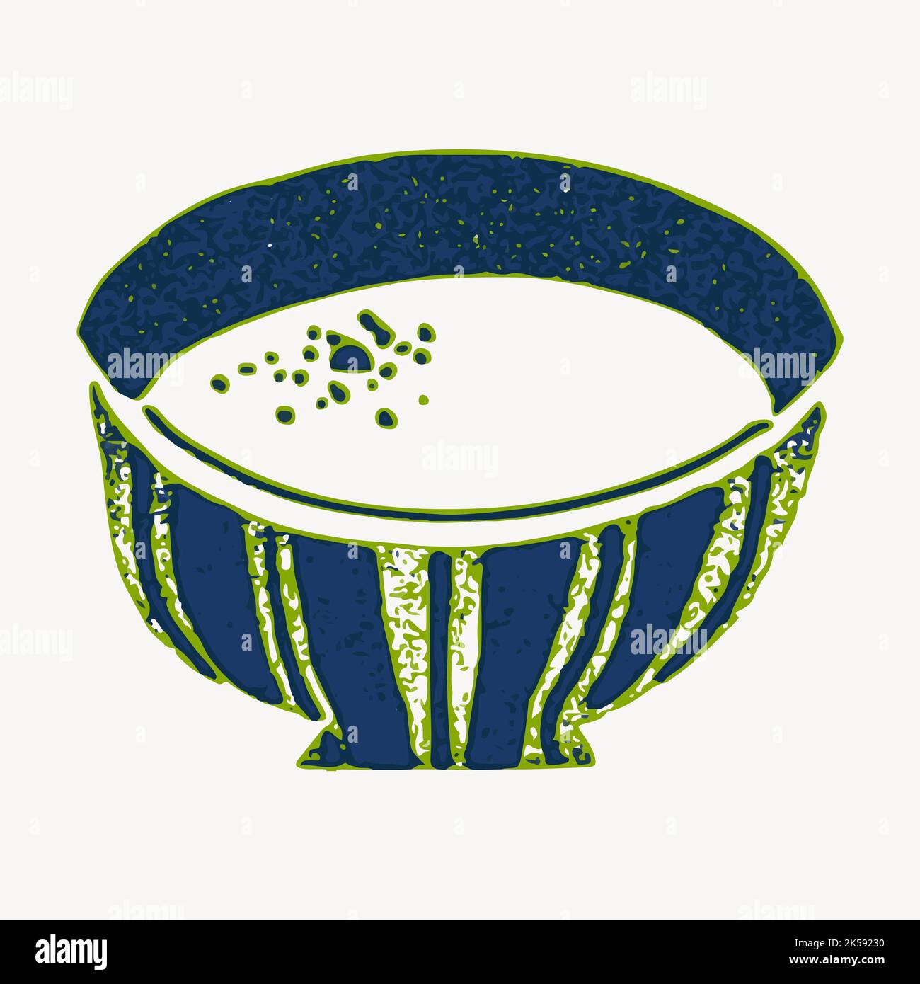 Soup bowl clipart, food illustration vector Stock Vector Image & Art ...