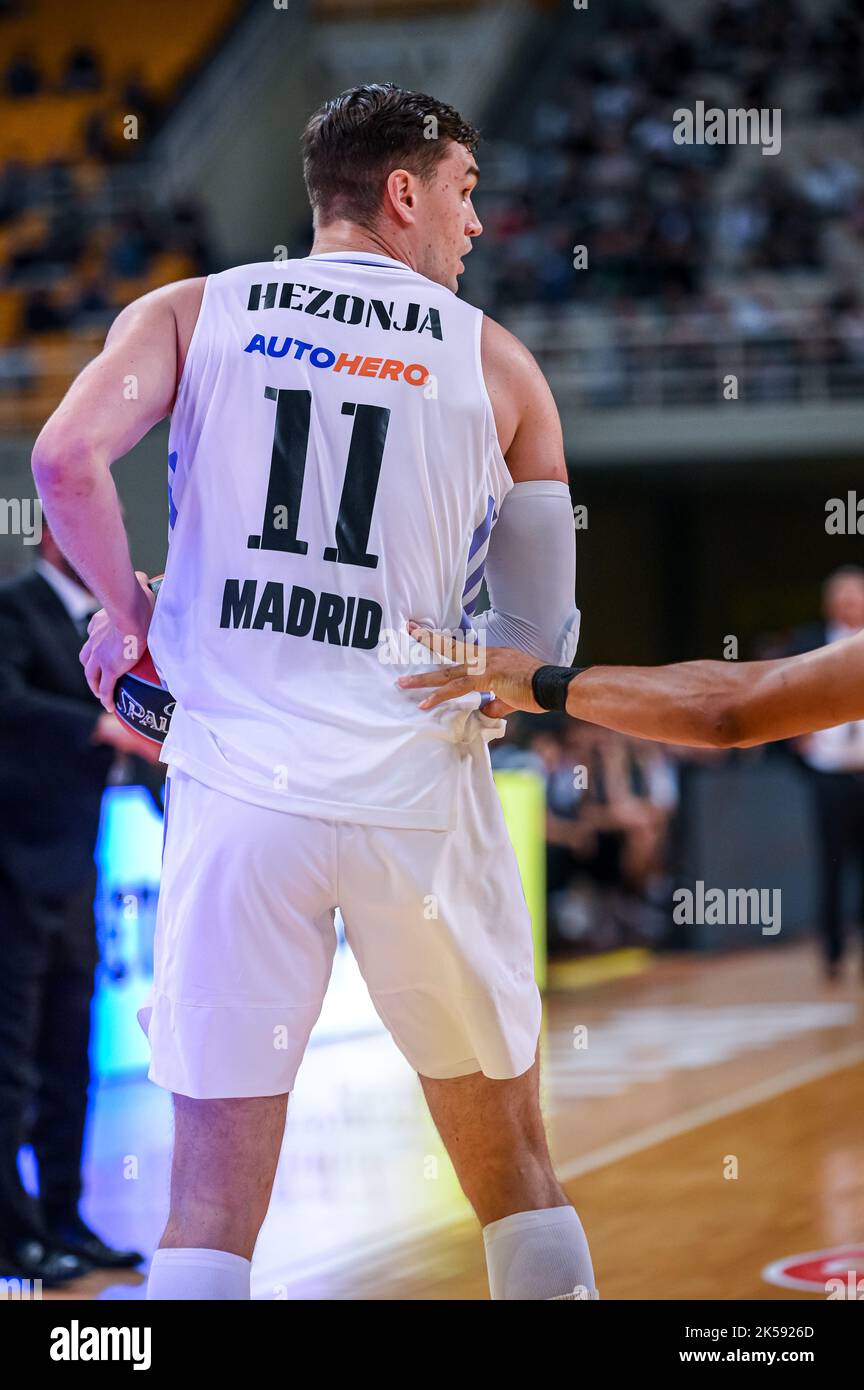 Athens, Lombardy, Greece. 6th Oct, 2022. 11 MARIO HEZONJA of Real ...