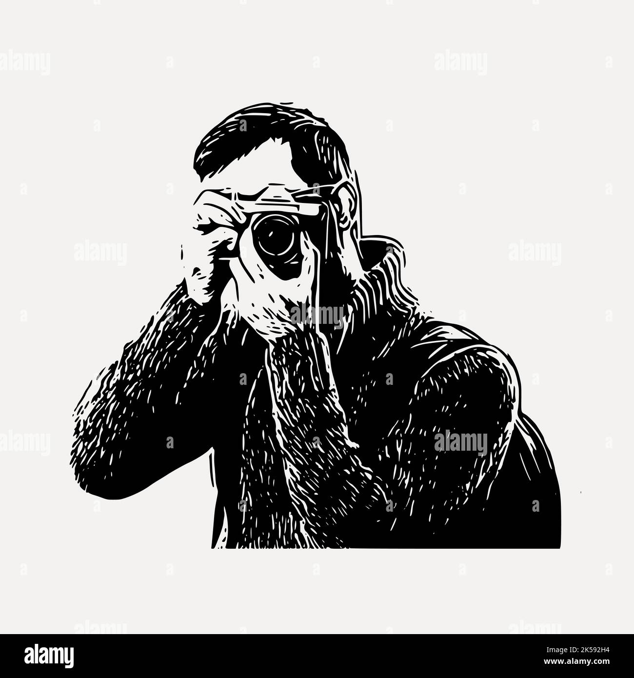 Photographer drawing hi-res stock photography and images - Alamy