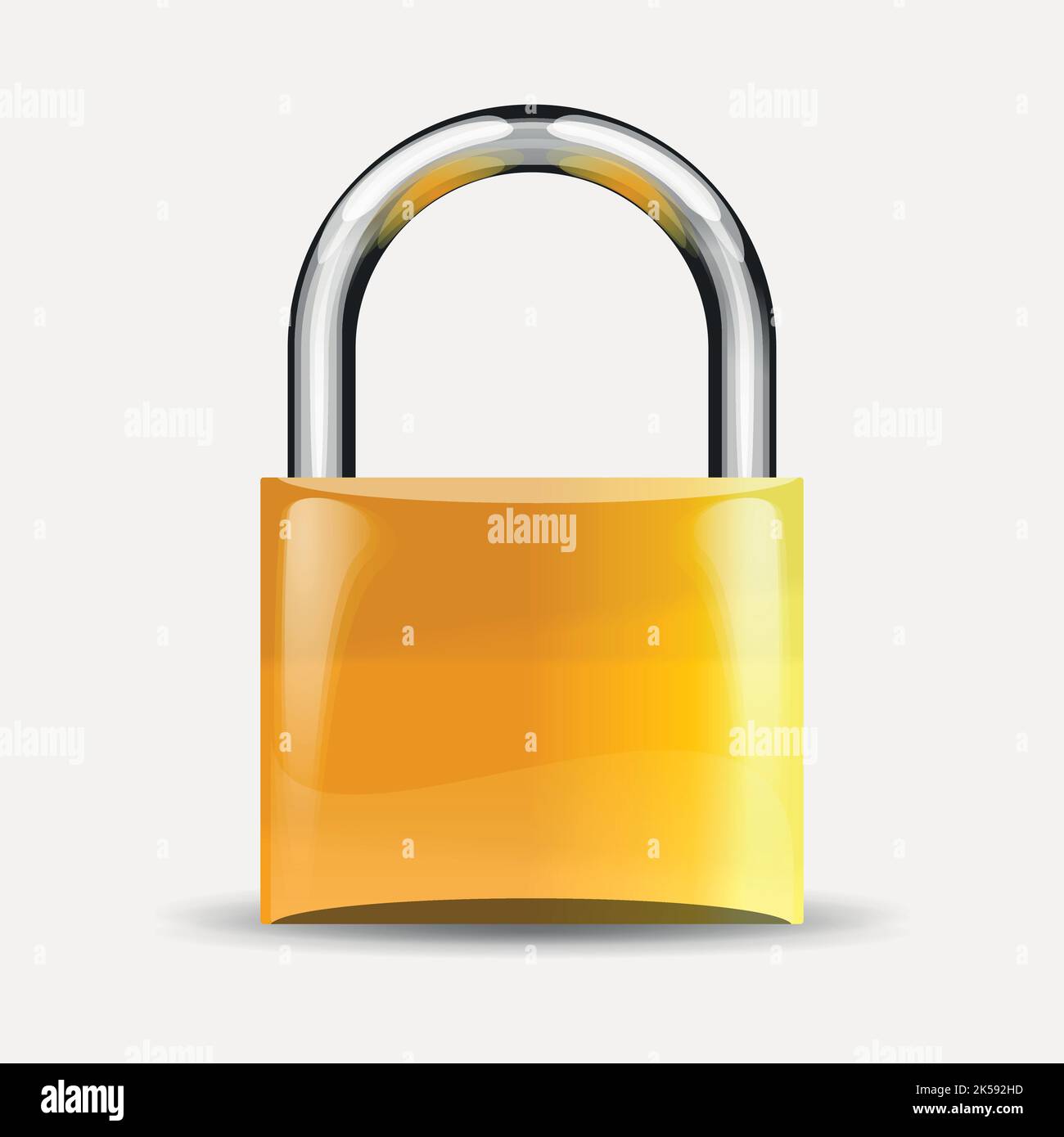 Padlock clipart, security illustration vector Stock Vector Image & Art ...