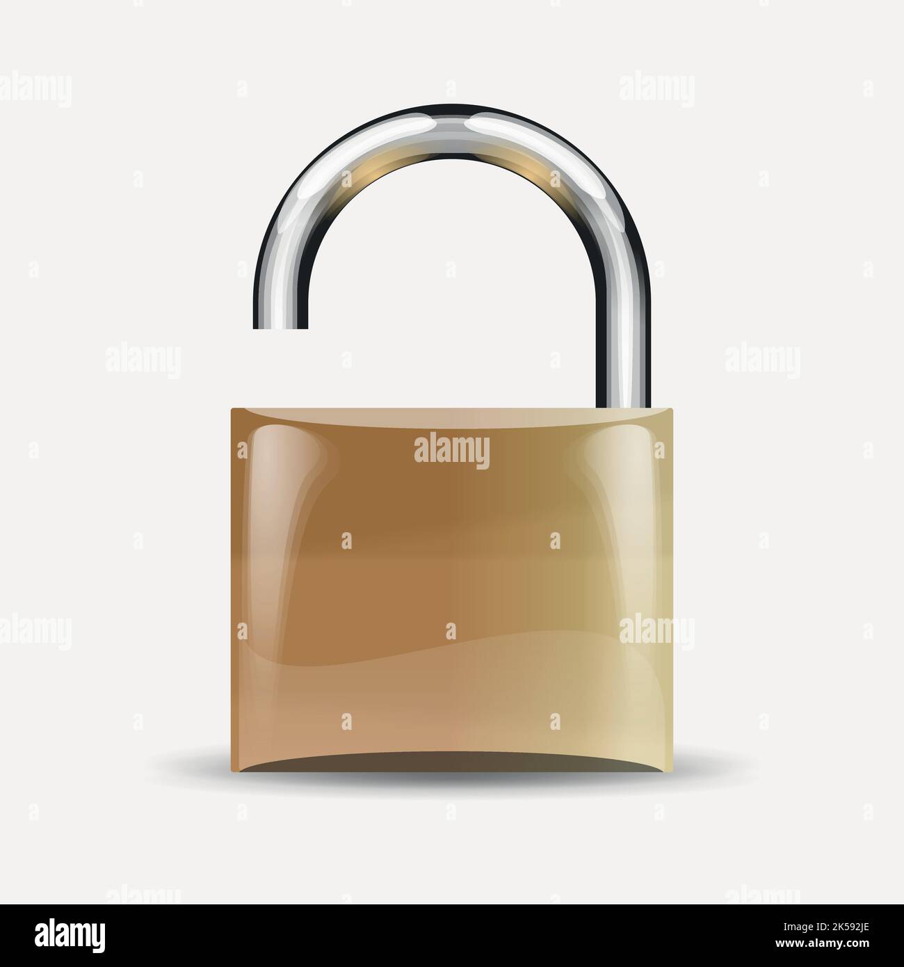 Unlocked padlock clipart, object illustration vector Stock Vector Image ... Unlocked padlock clipart, object illustration vector Stock Vector Image ...