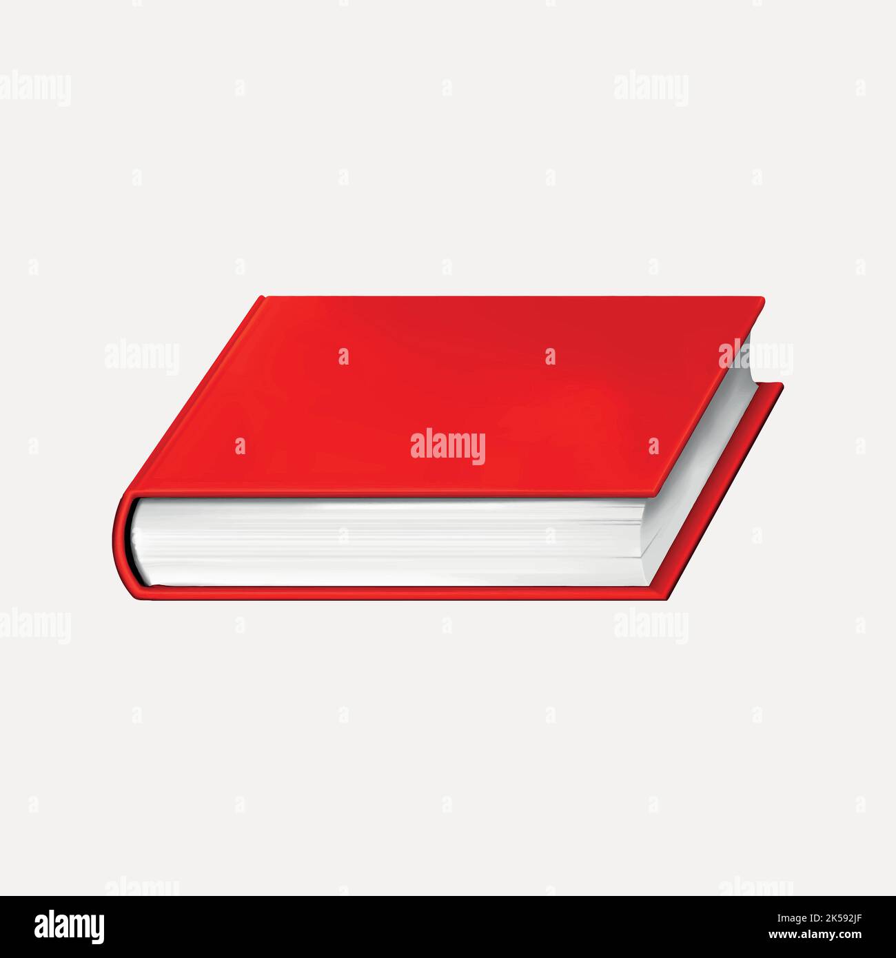 Red book clipart, stationery illustration vector Stock Vector Image ...