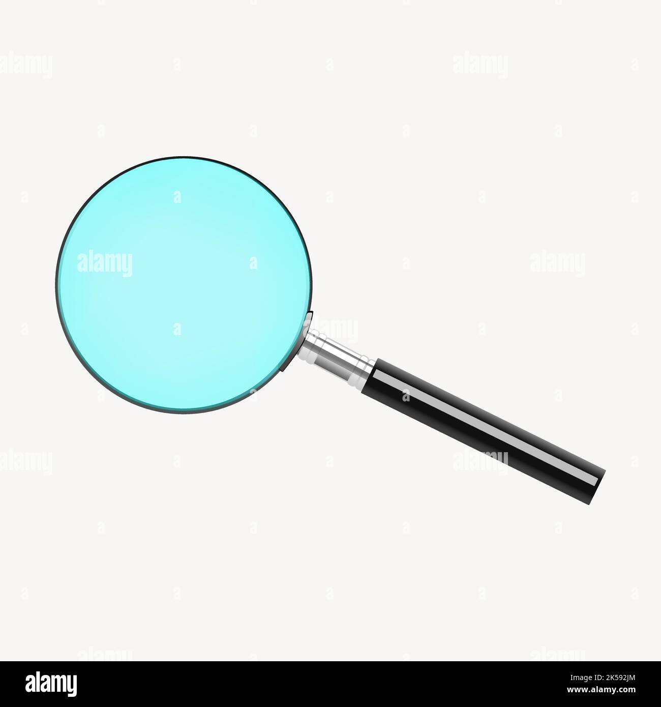 Magnifying Glass Sticker Object Illustration Vector Stock Vector Image And Art Alamy