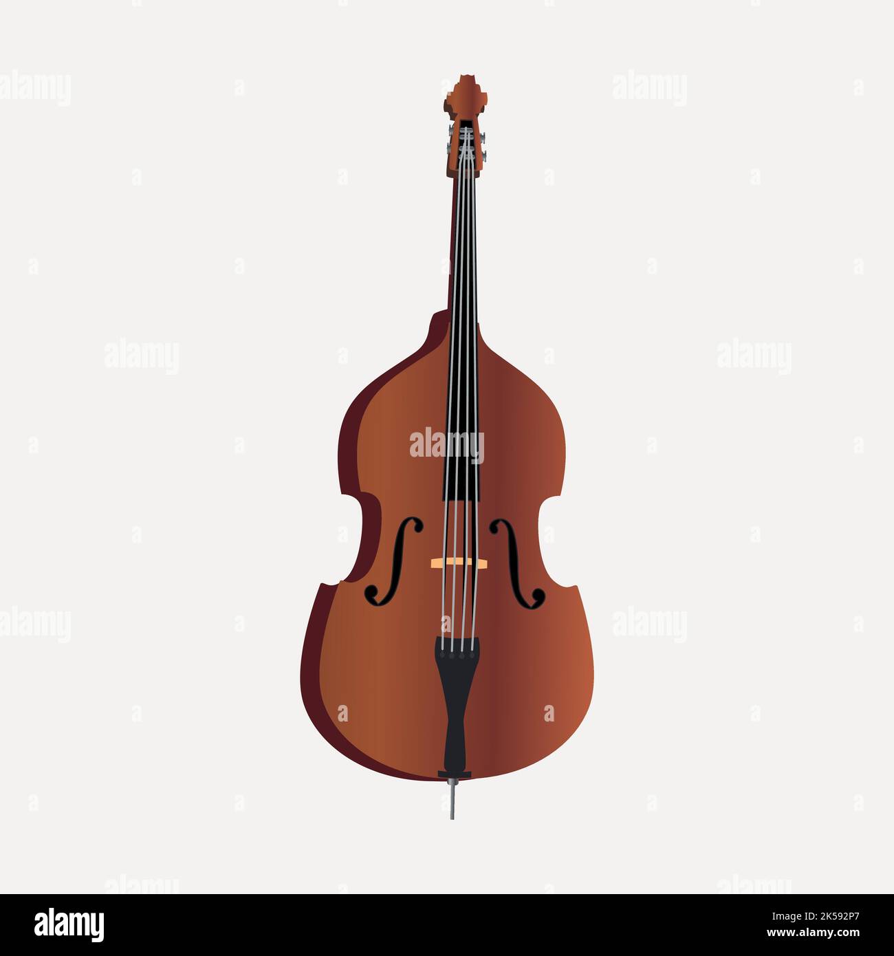 Cello clipart, musical instrument illustration vector Stock Vector ...