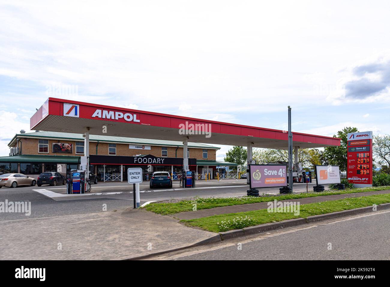 Petrol station australia ampol hi-res stock photography and images - Alamy