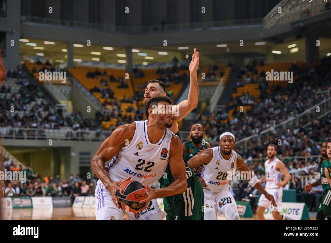 Athens, Lombardy, Greece. 6th Oct, 2022. 22 EDY TAVARES of Real Madrid ...