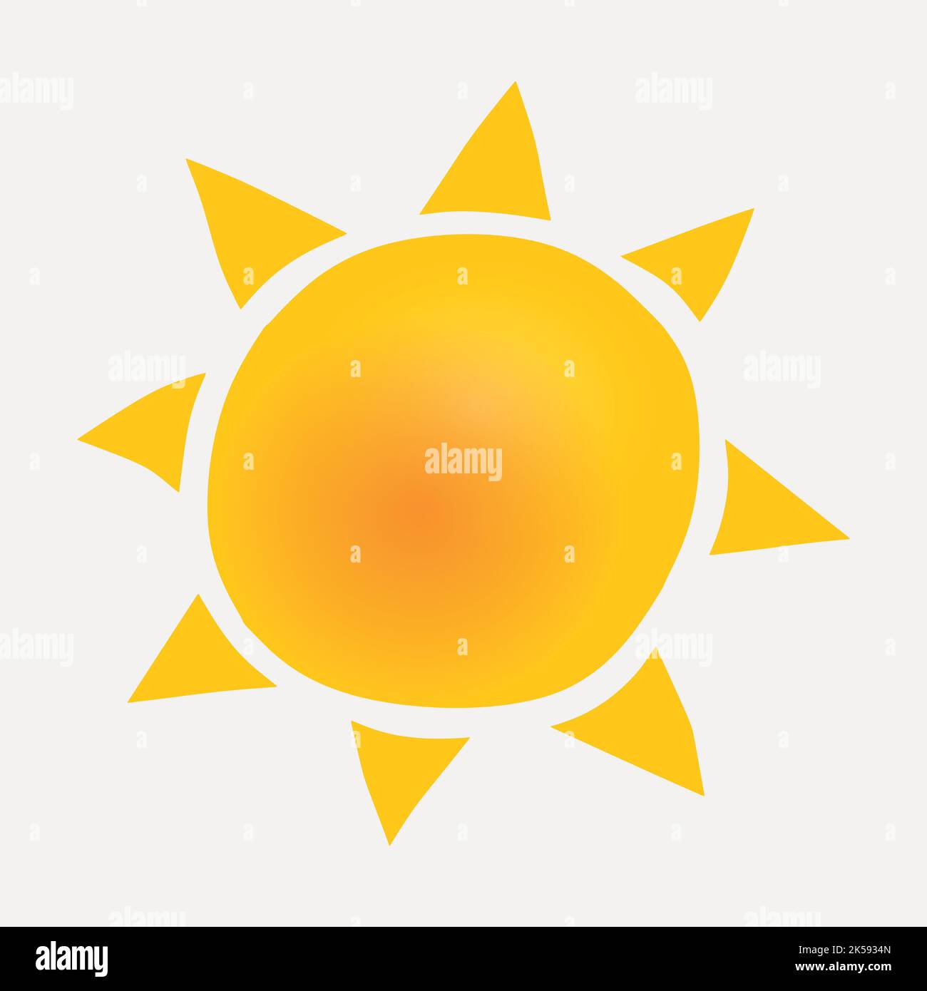 Sun doodle clipart hi-res stock photography and images - Alamy