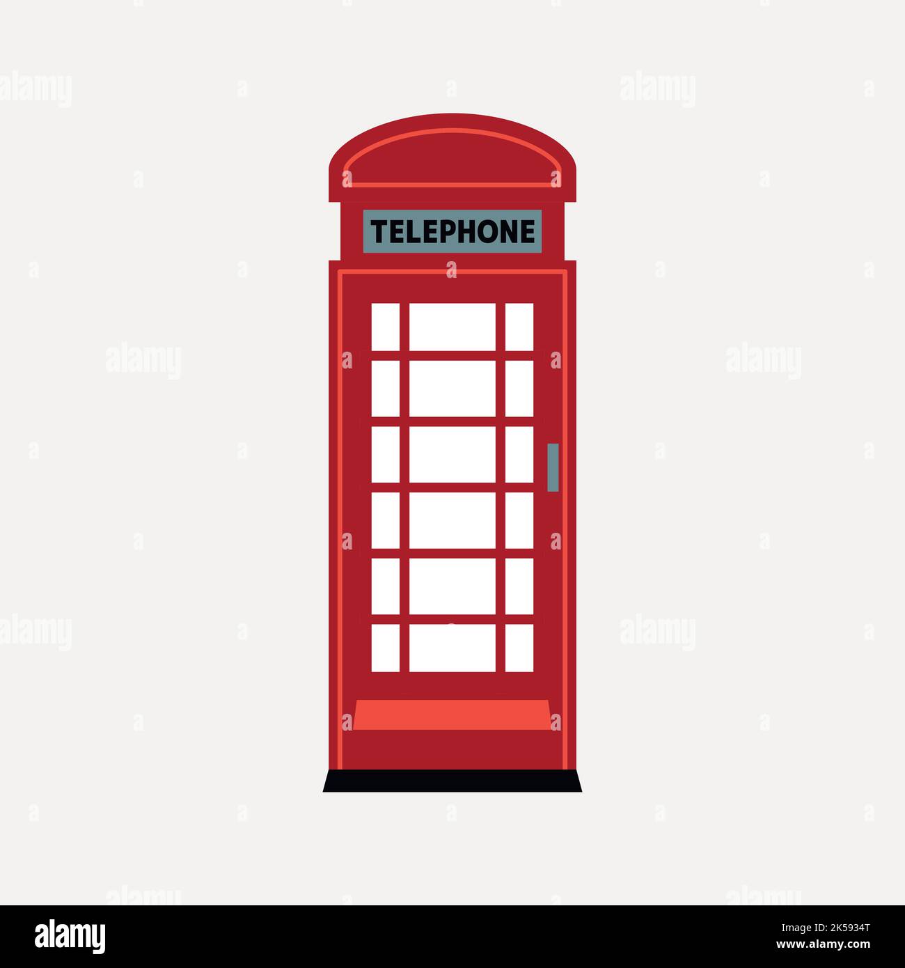 Phone booth clipart, communication illustration vector Stock Vector ...