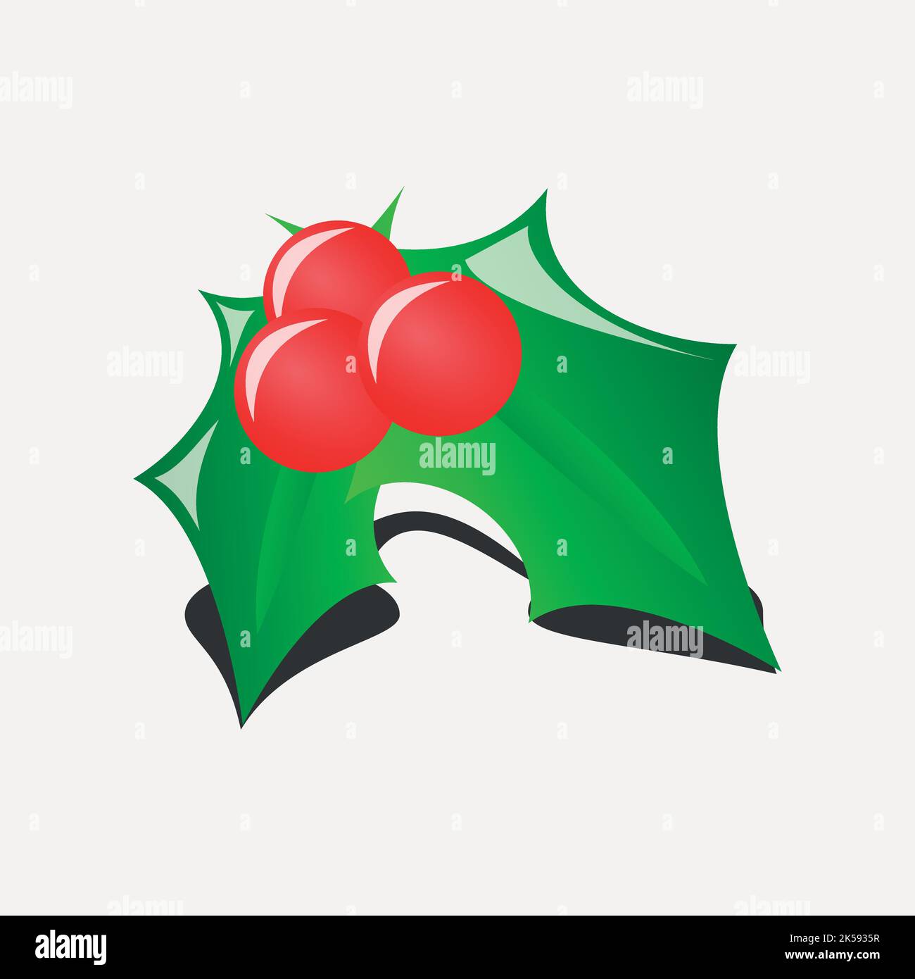Winter berries clipart, Christmas illustration vector Stock Vector ...