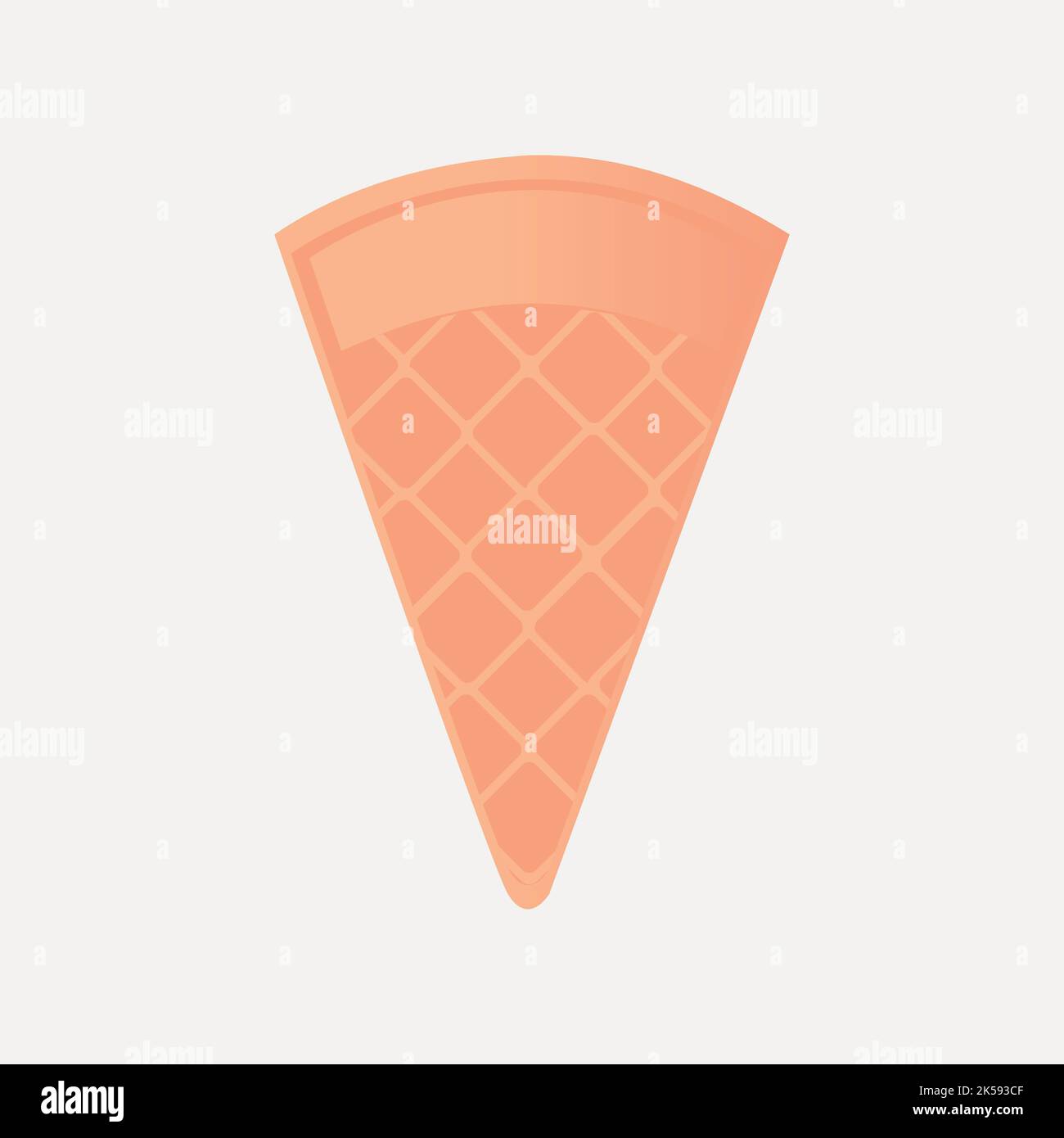 Wafer clipart, dessert topping illustration vector Stock Vector Image ...