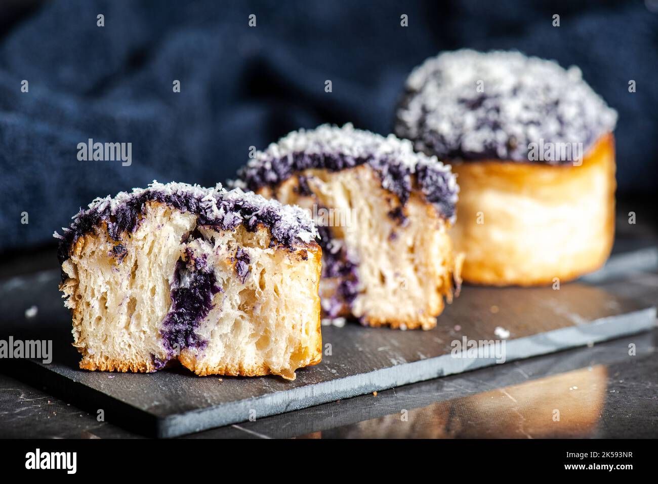 A cruffin is a hybrid of a croissant and a muffin. The pastry is made ...