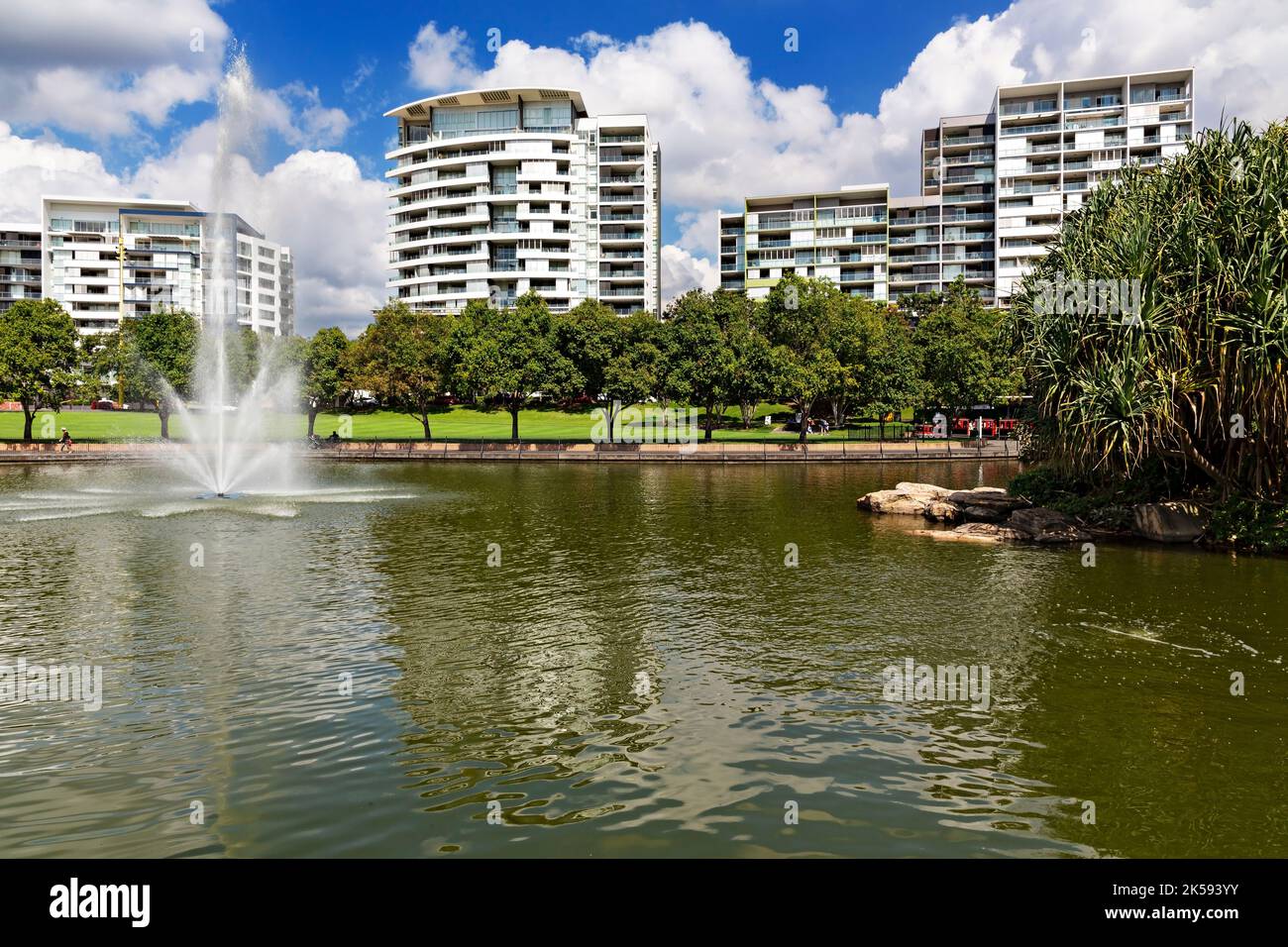 Brisbane Australia / The beautiful Roma Street Gardens and city ...