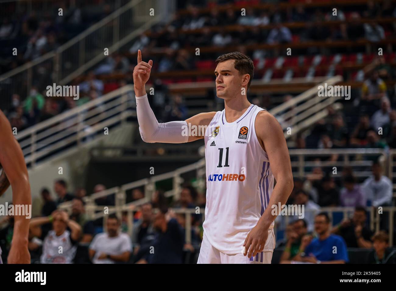 Athens, Lombardy, Greece. 6th Oct, 2022. 11 MARIO HEZONJA of Real ...