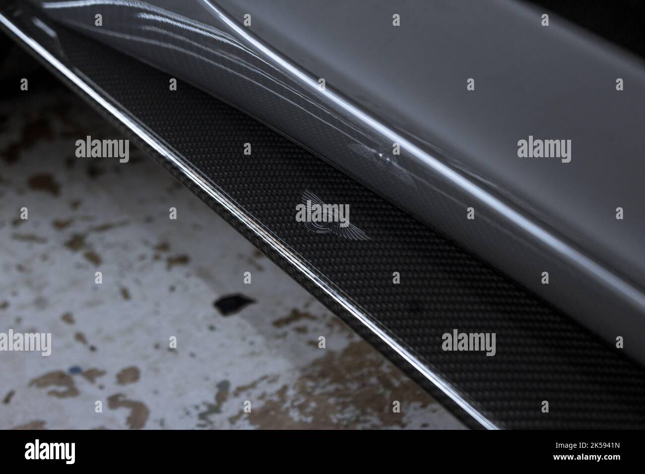 The Bentley Wings Badge Logo On The Optional Carbon Fibre Side Skirts ...