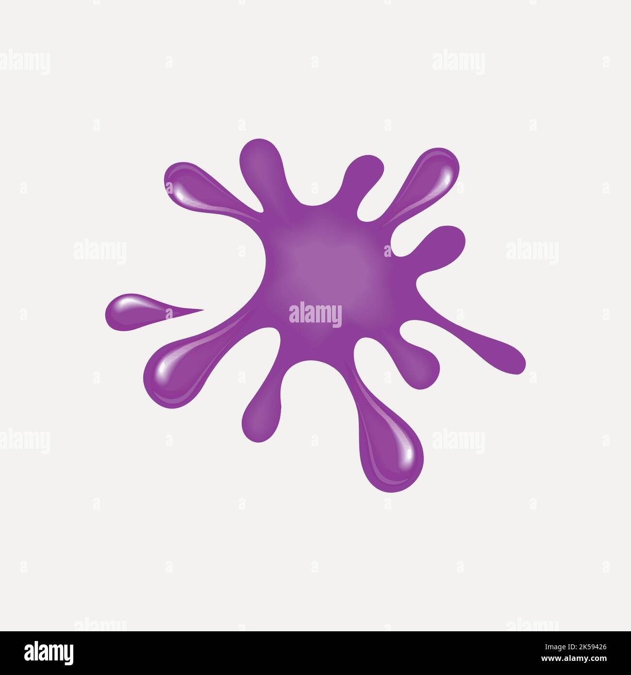 Purple splash clipart, texture illustration vector Stock Vector Image ...