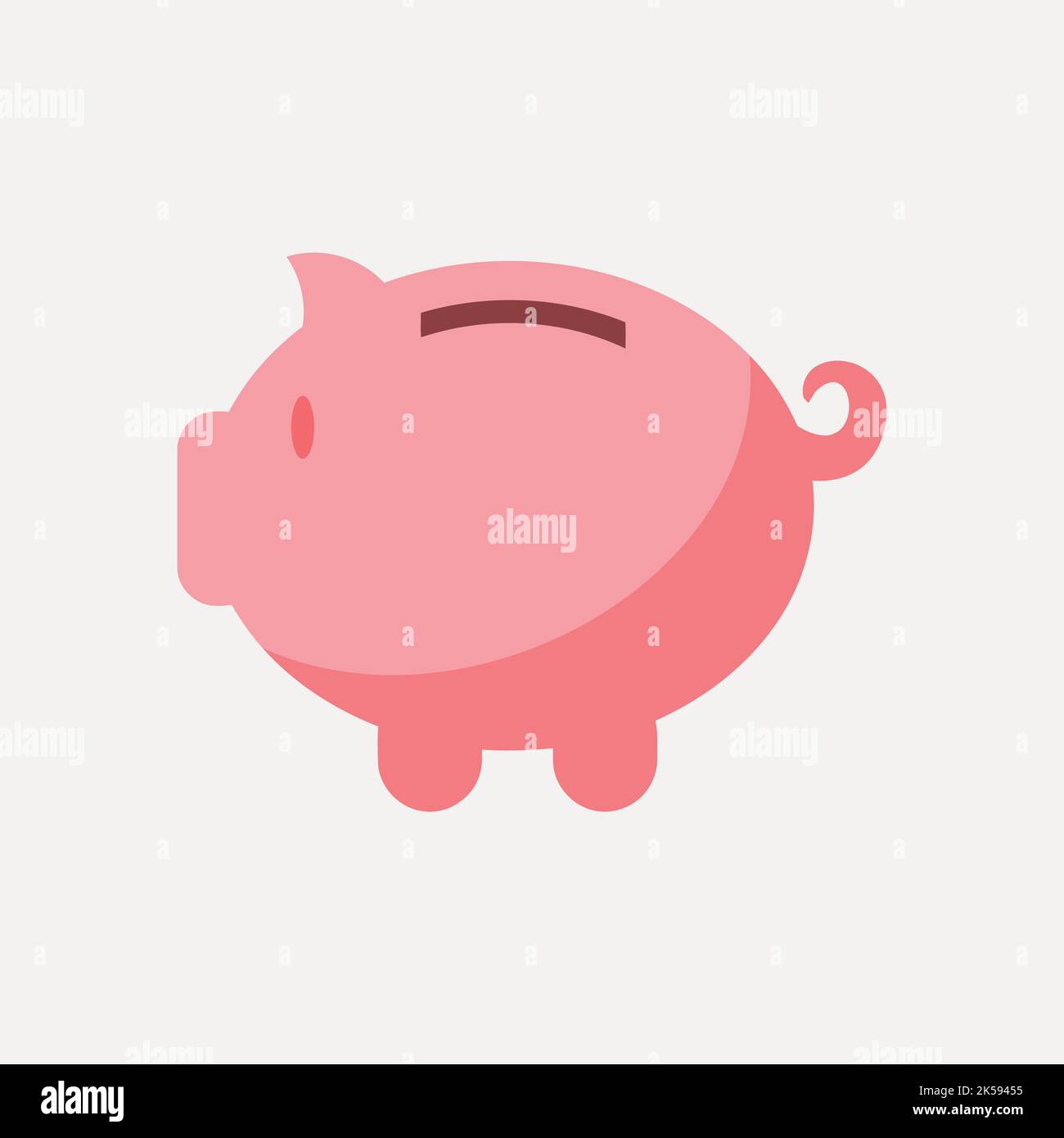 Piggy bank clipart, finance, savings illustration vector Stock Vector ...