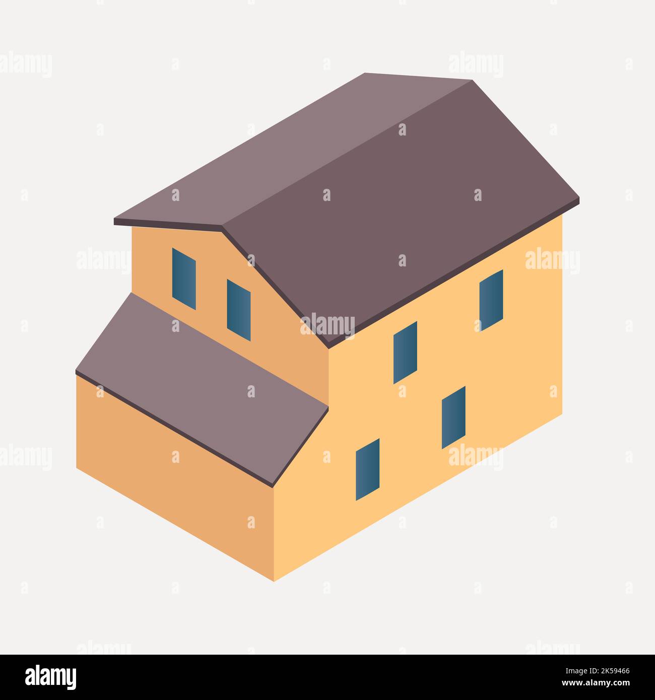 3d Roof Clipart