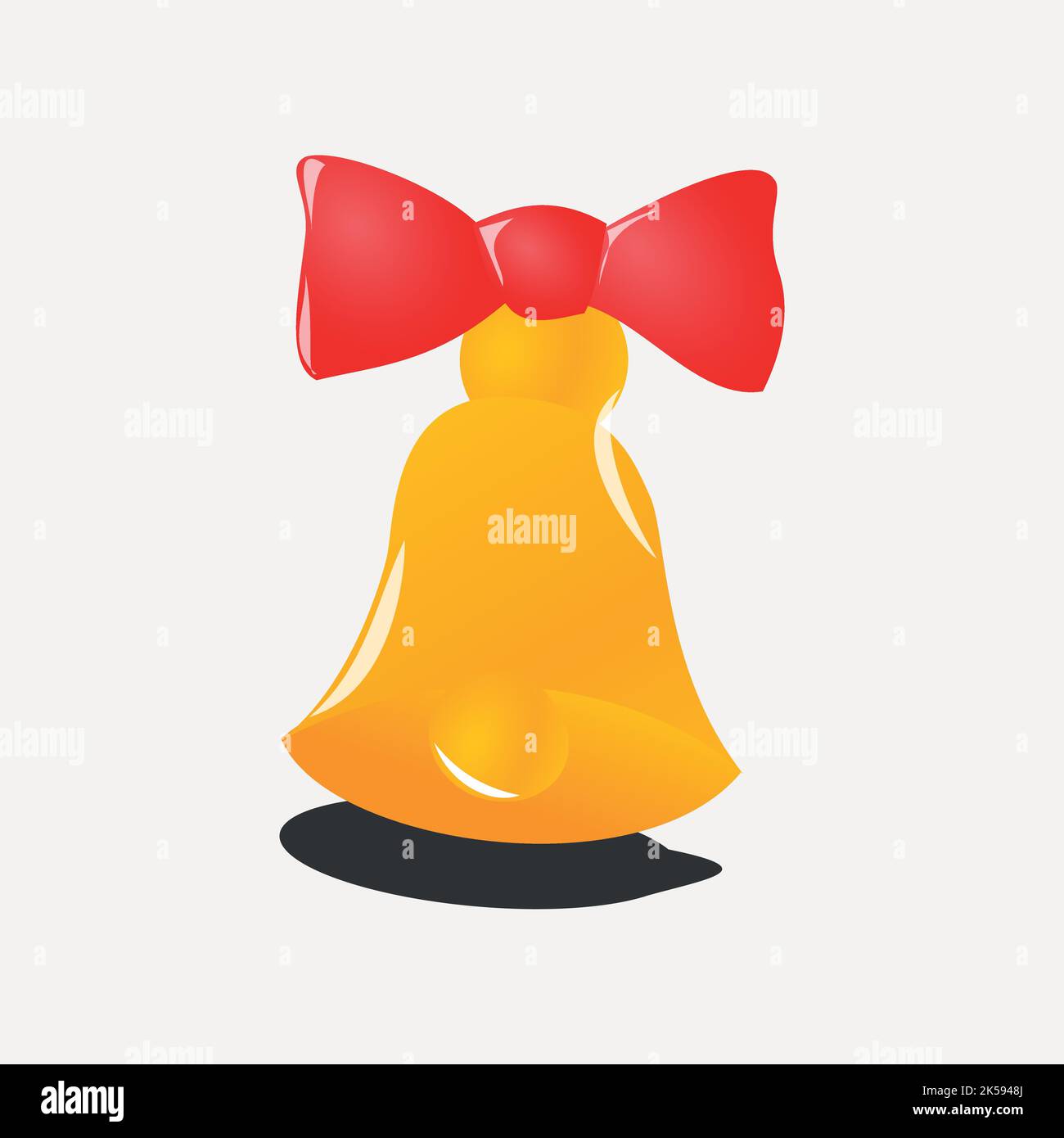 Ribbon bell clipart Stock Vector Images - Alamy