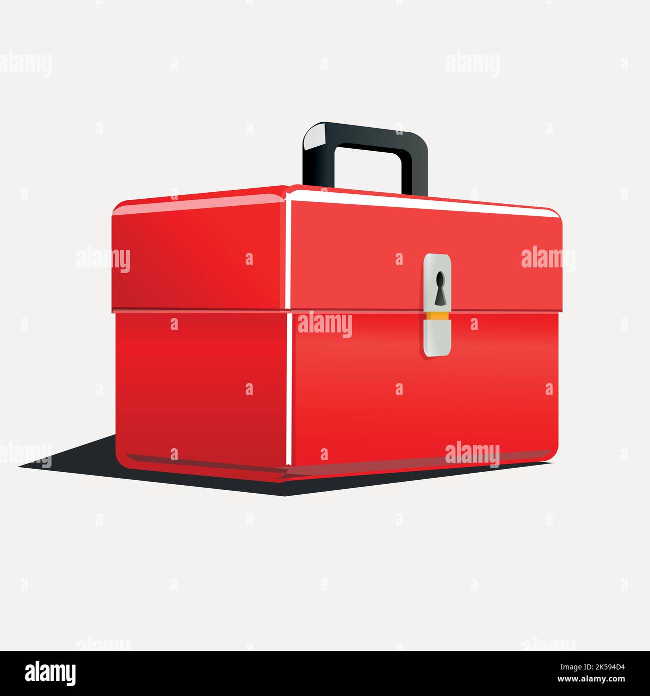 Toolbox clipart, object illustration vector Stock Vector Image & Art ...