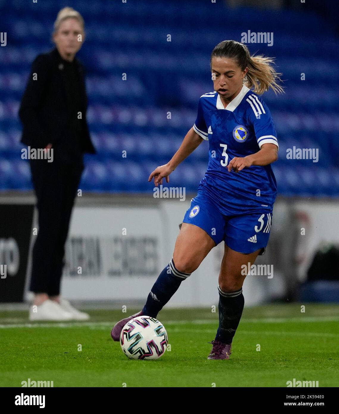 Cardiff, Wales, 6, October, 2022,Ena Sabanagic (Bosnia & Herzegovina ...